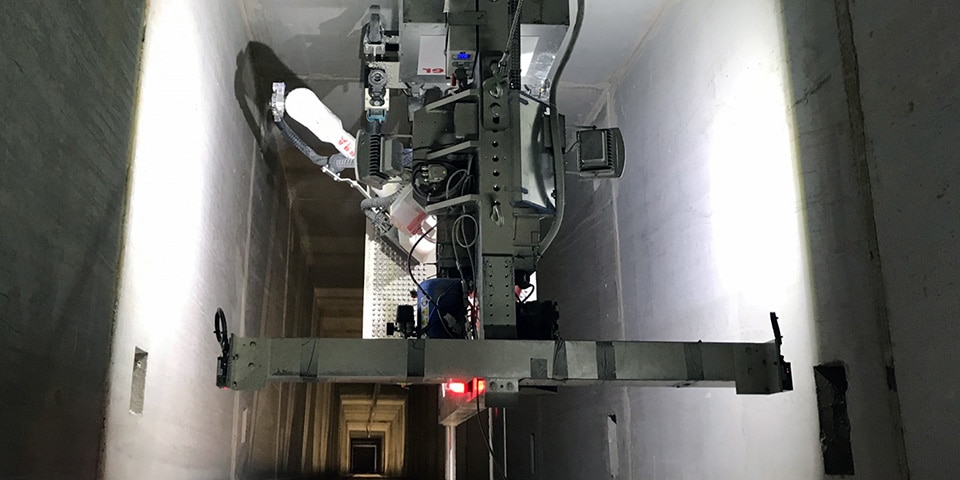 Schindler presents revolutionary robotic system for elevators