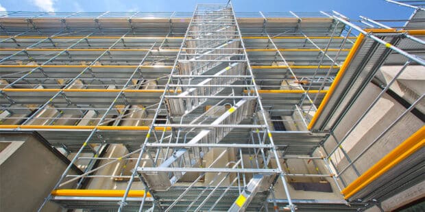 More scaffolding with fewer parts