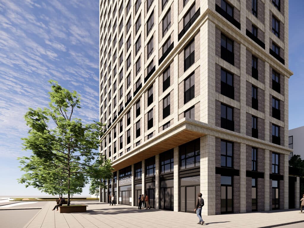 Residential tower for international students