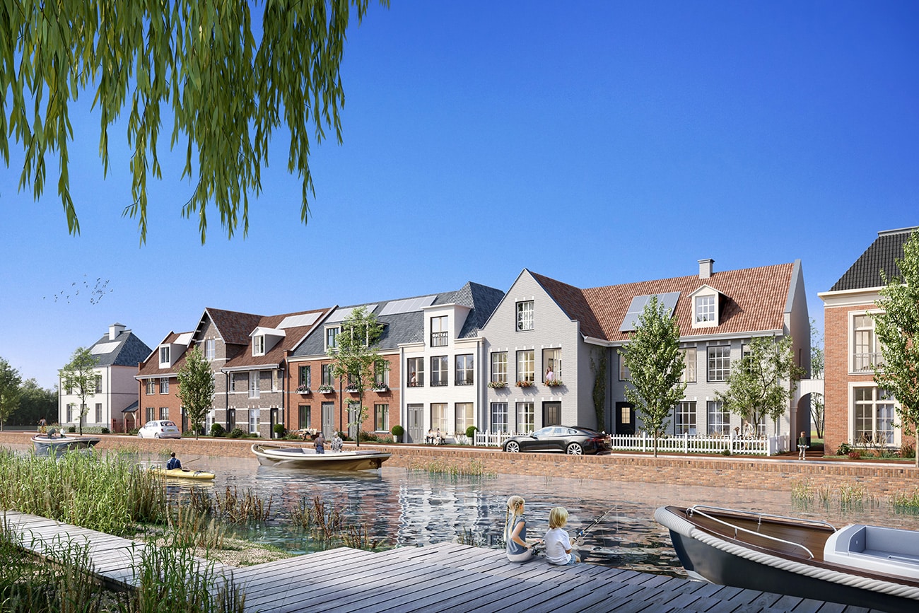 Housing development in Weespersluis now well underway