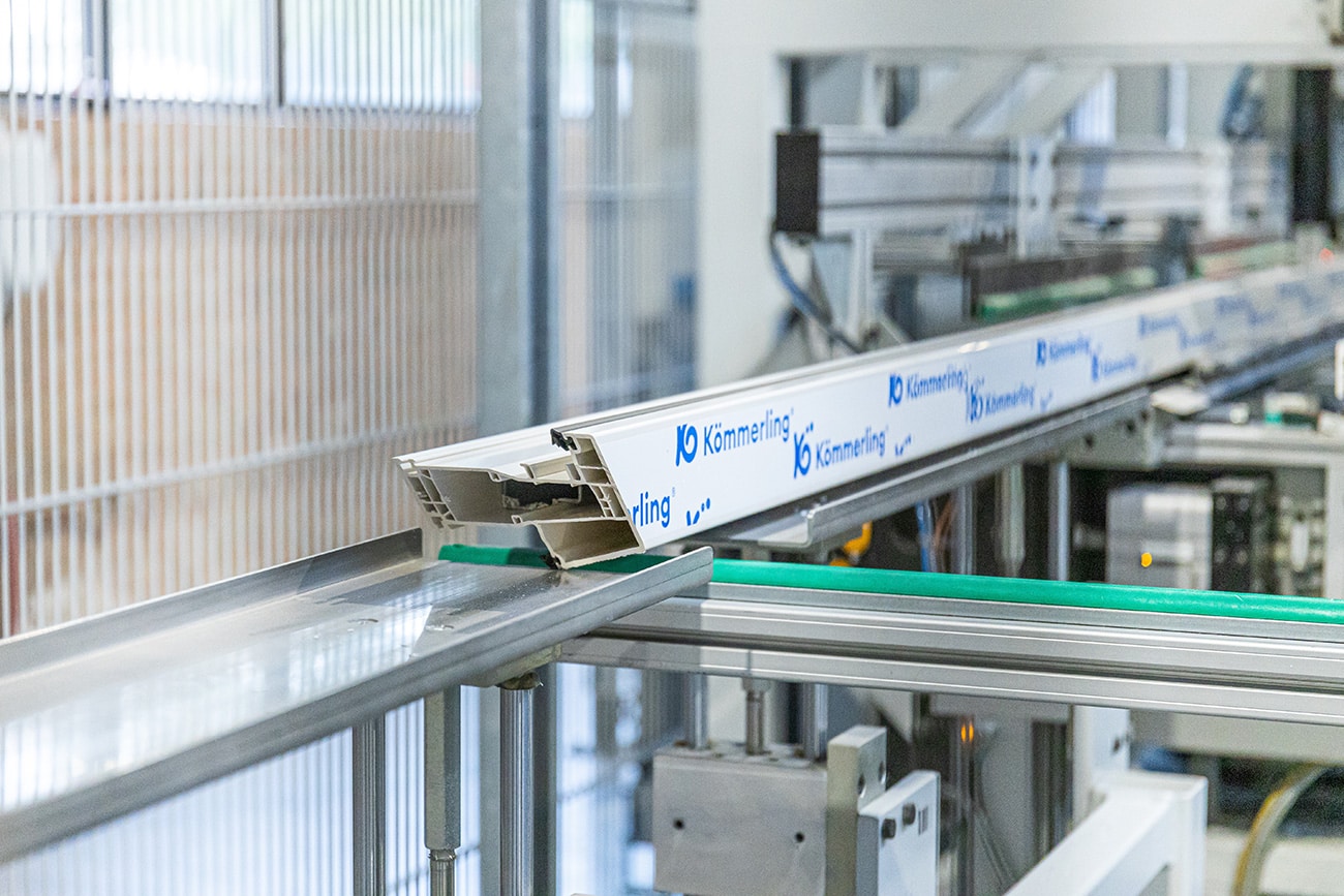 Kozijnen van bio-attributed PVC