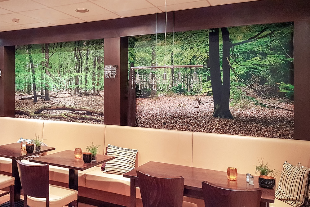 Special walls make the interior