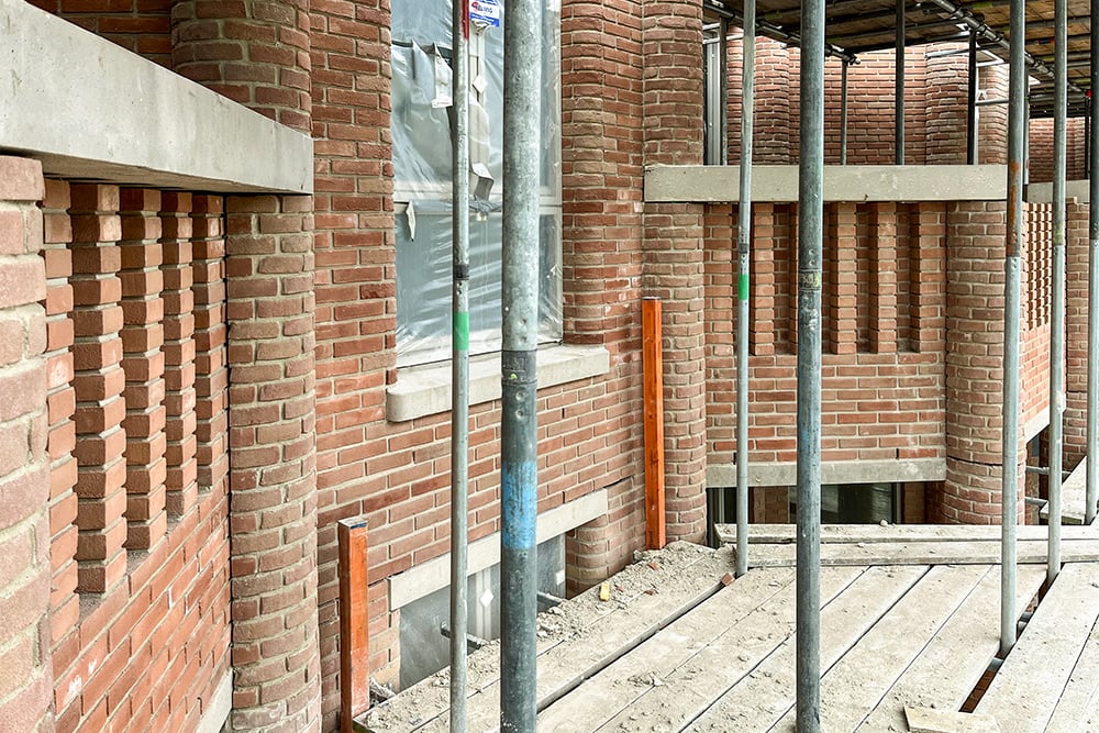 The details of the ornate brickwork make New Kralingen