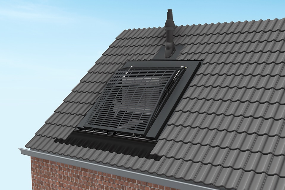 Plug and play in-roof system for hybrid installations