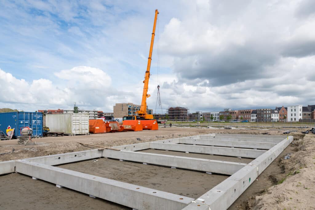 Prefab fundering voor eengezinswoningen en appartementen De Admiraliteit