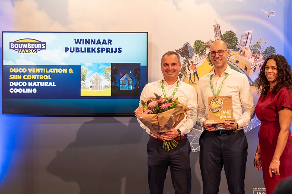 DUCO wins audience award BouwBeurs Awards 2025